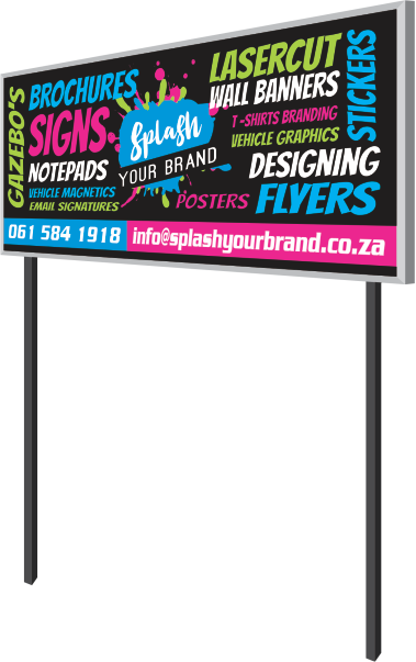 flexface sign – Splash Your Brand